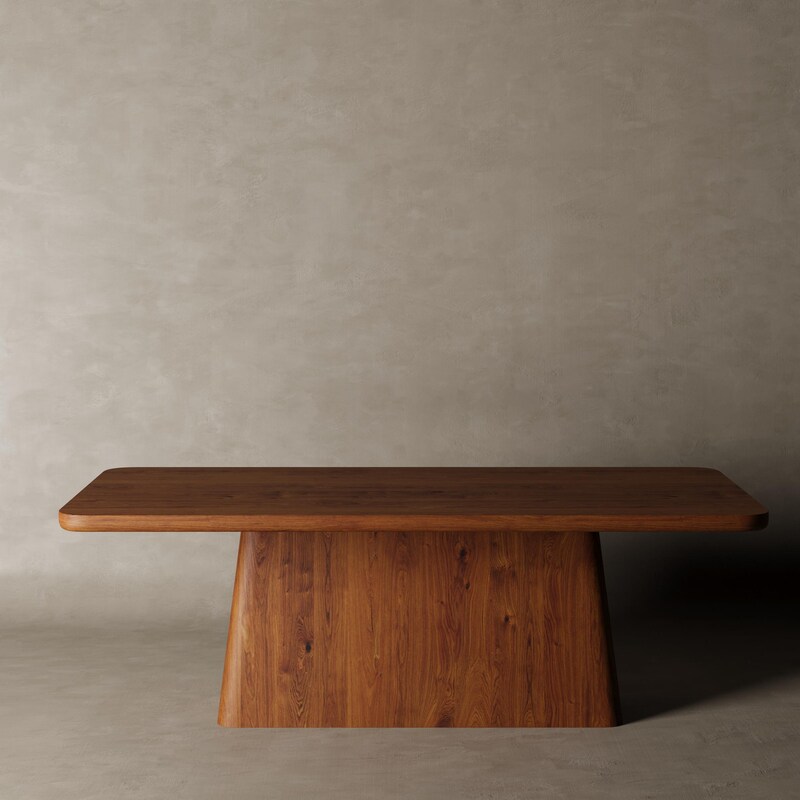 Solid Wood Dining Table - Etsy