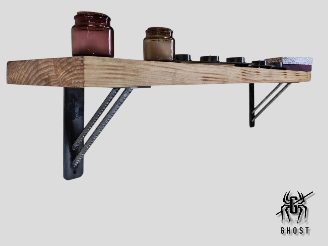 Unique Ghost 1003 Shelf Brackets - Pair - Rustic Style - Interior Decor ...