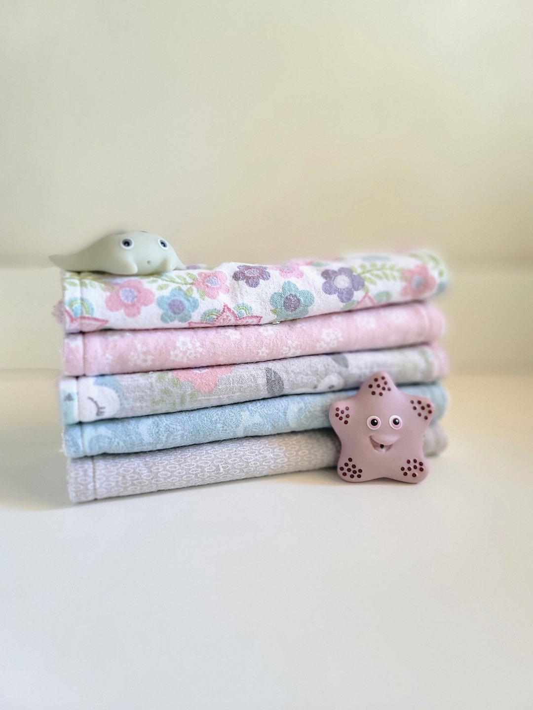 Pastel Boho Washcloth Set | Baby Washcloths | Individual Washcloths ...