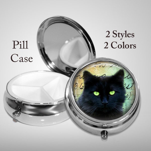 Cat Pill Box - Etsy