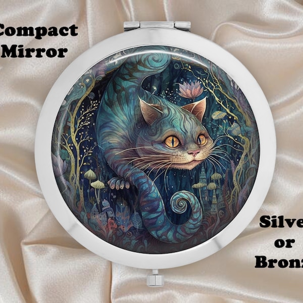 Cat Compact Mirror - Etsy