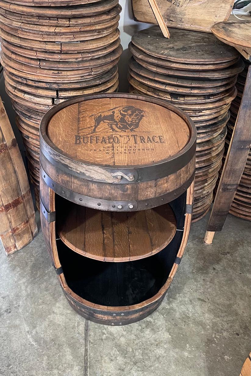 Whiskey Barrel Liquor Cabinet,barrel Bar Cabinet,unique Whiskey Barrels ...