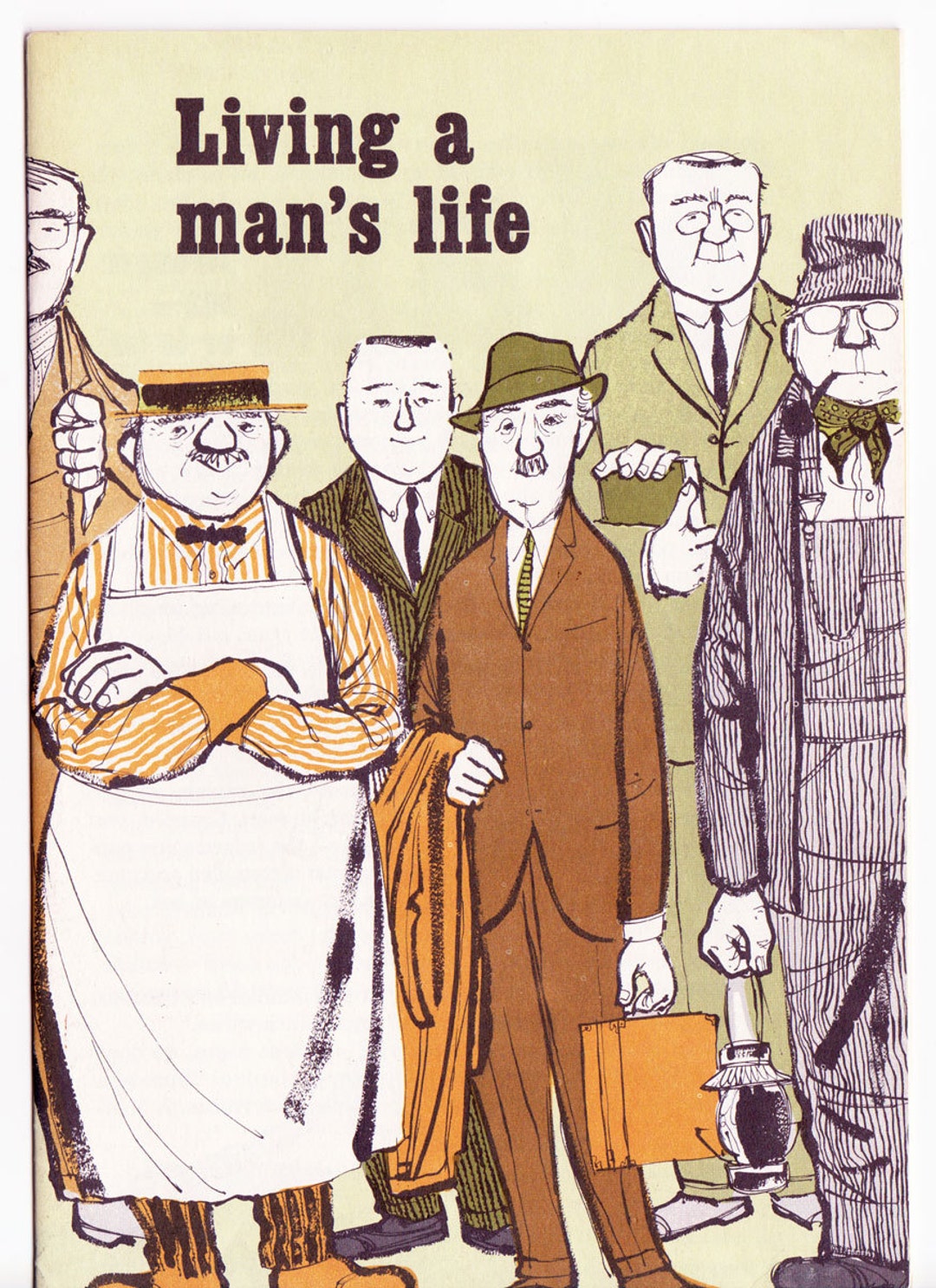 Living a Man's Life - Vintage Booklet 1961 - Etsy