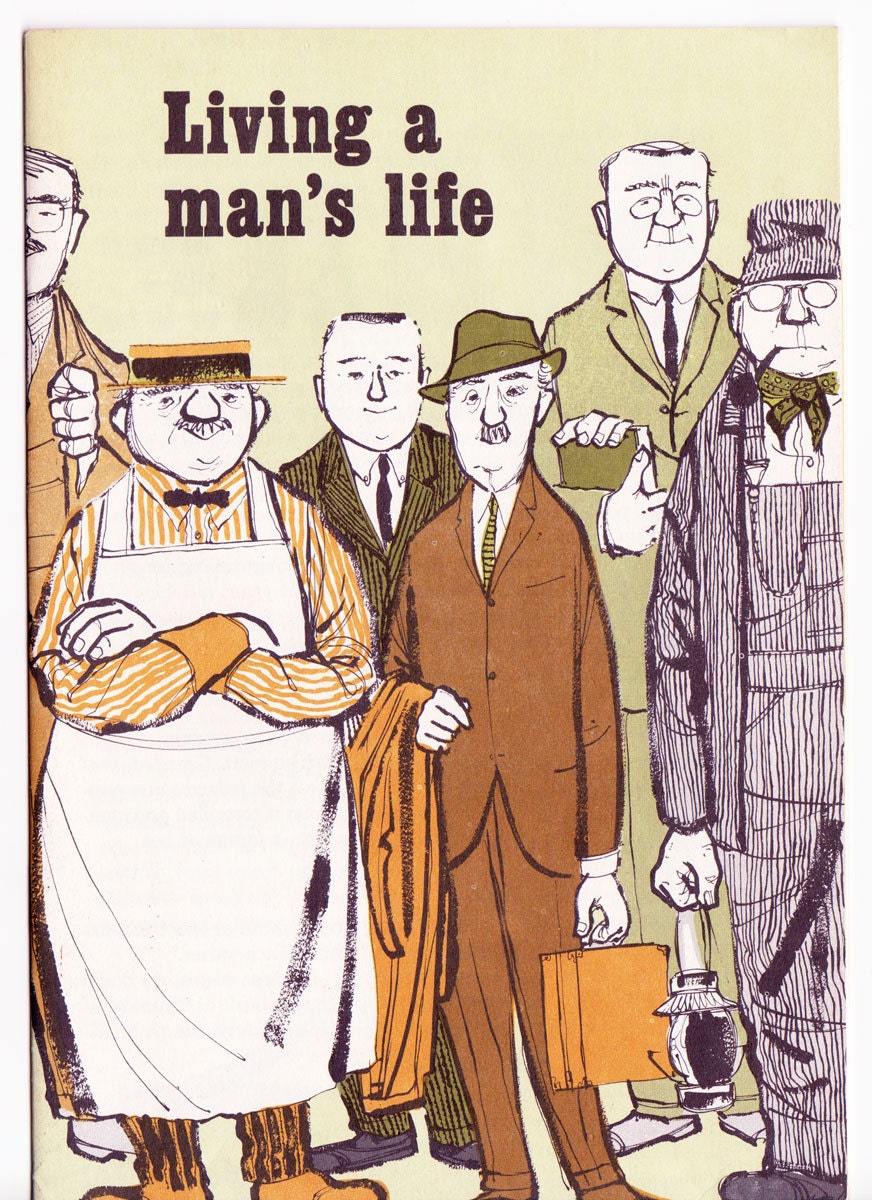Living a Man's Life Vintage Booklet 1961 - Etsy