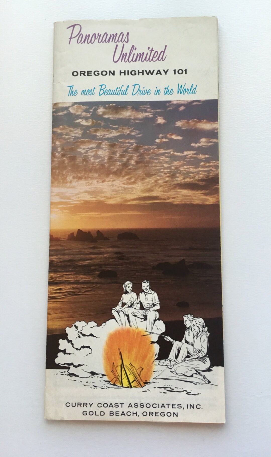 Vintage Southern Oregon Coast Highway Brochure From Gold Beach - Etsy