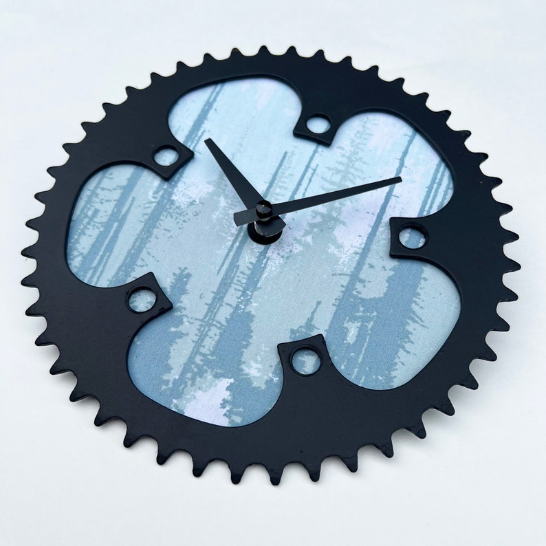 Bicycle Gear Clock - Northwest Morning | Bike Clock | Wall Clock ...