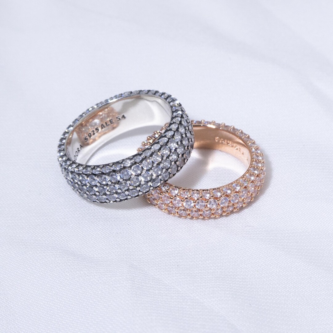 Elegant Pandora Style Women's Ring, Pandora Silver Ring, Simple S925 ...