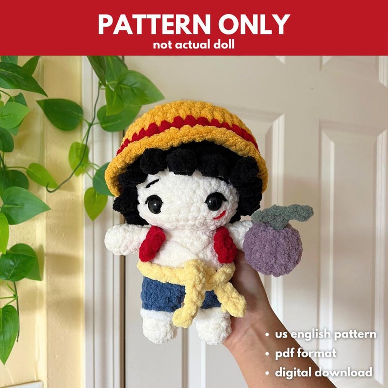 Luffy Crochet - Etsy