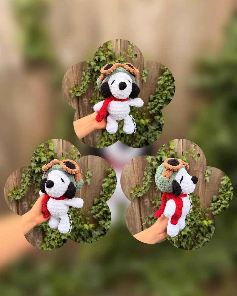 Patrón de perro y pájaro aviador - Etsy España