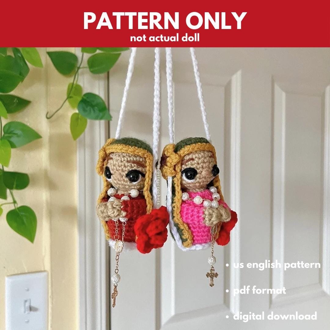 Virgin Mary Car Hanger PATTERN - Etsy