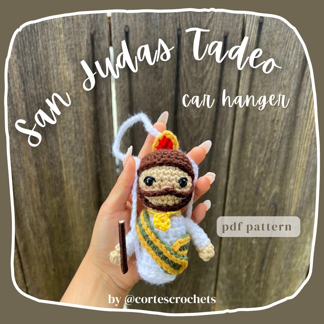 San Judas Tadeo Car Hanger PATTERN - Etsy