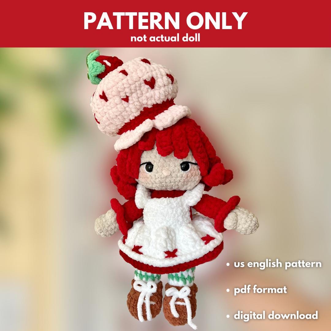 Strawberry Shortcake PATTERN - Etsy