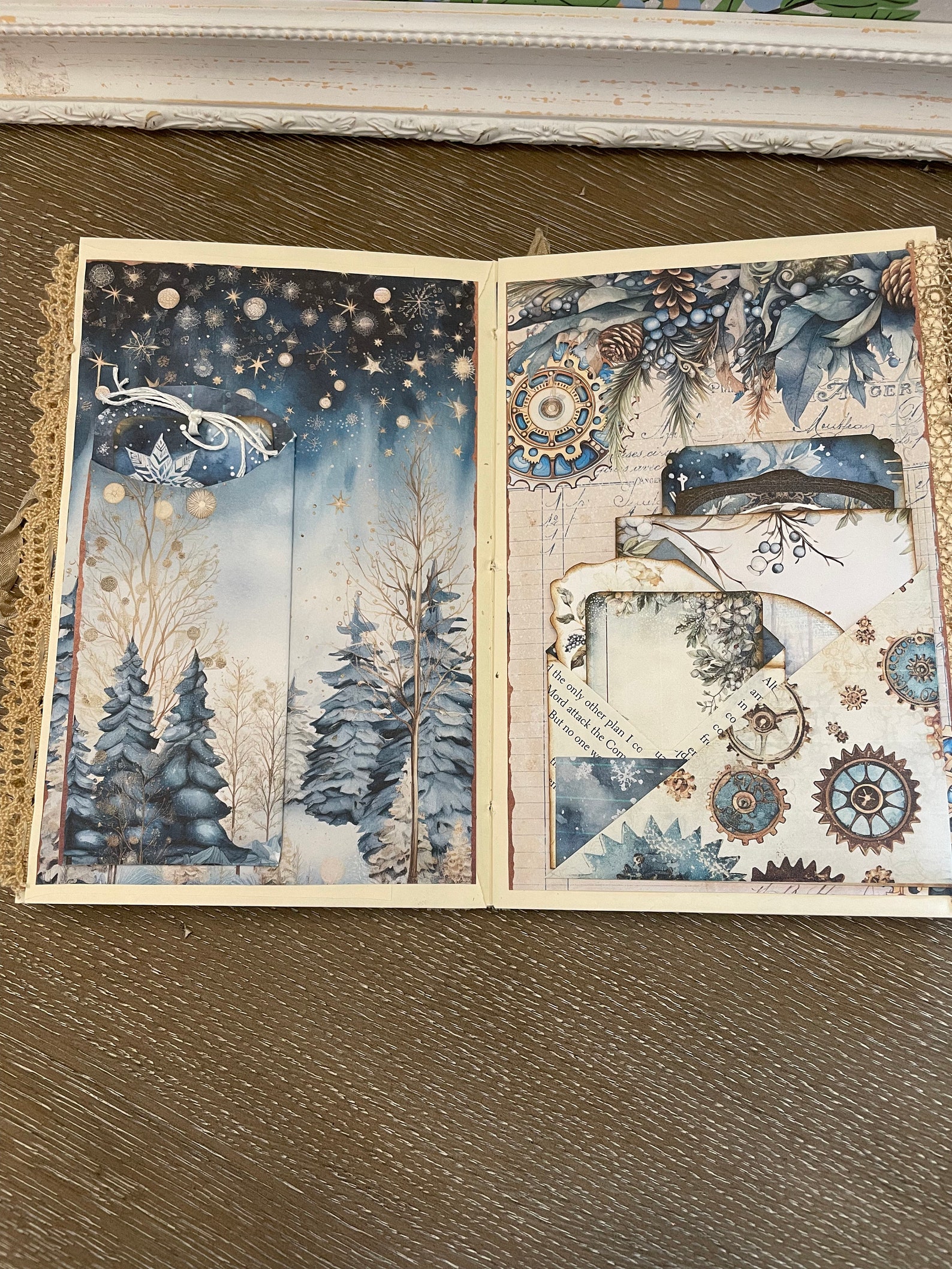Clockwork Winter Junk Journal - Etsy