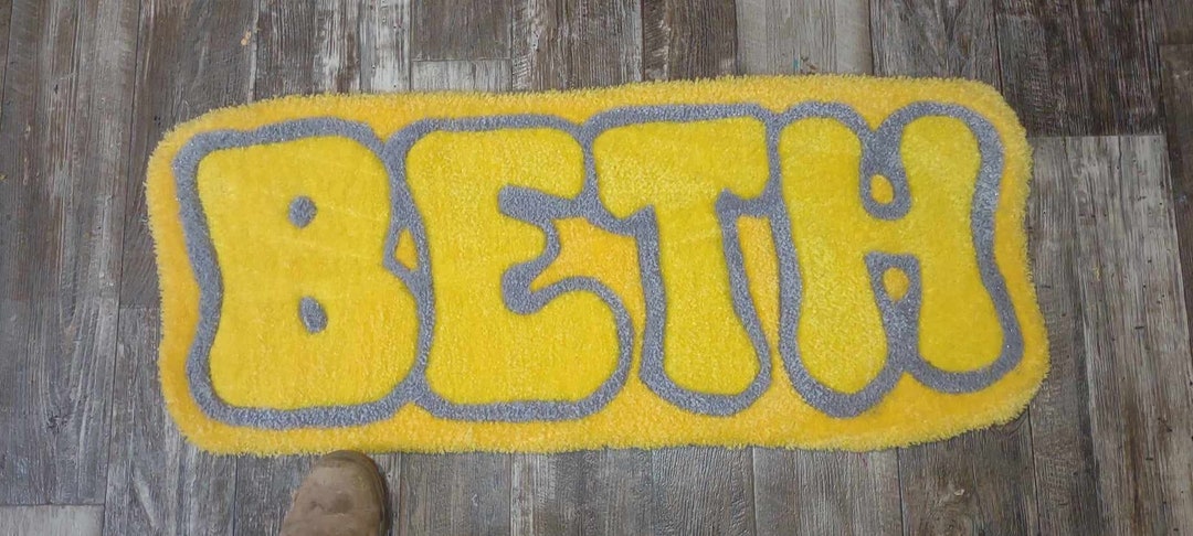 Personalized Name Rugs - Etsy
