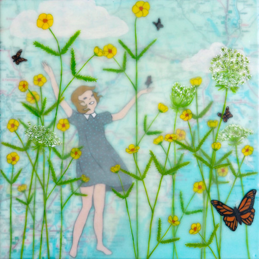 Print Limited Edition Summerfield Mixed Media Encaustic - Etsy
