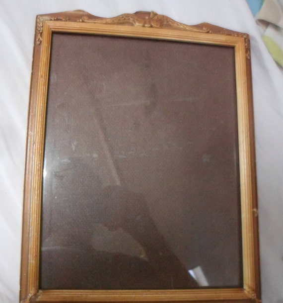 Wood Photo Frame With Raised Design. 11x8.5 Vintage - Etsy