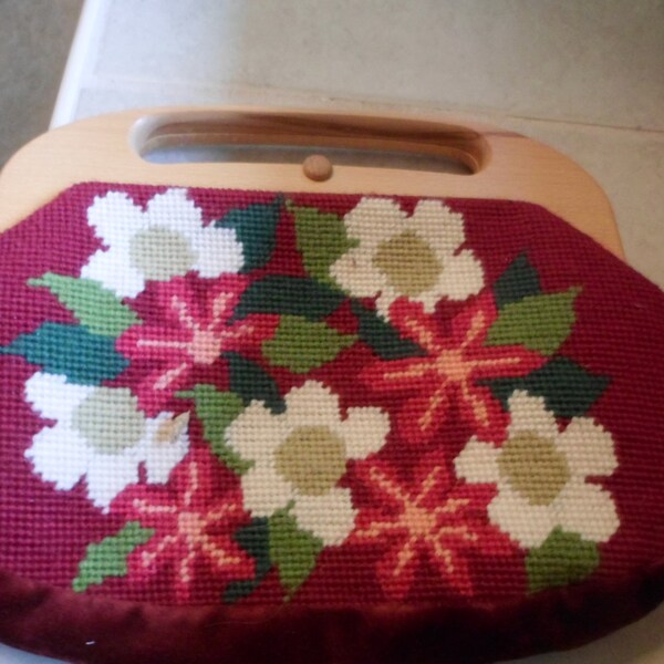 Cross Stitch Handbag - Etsy