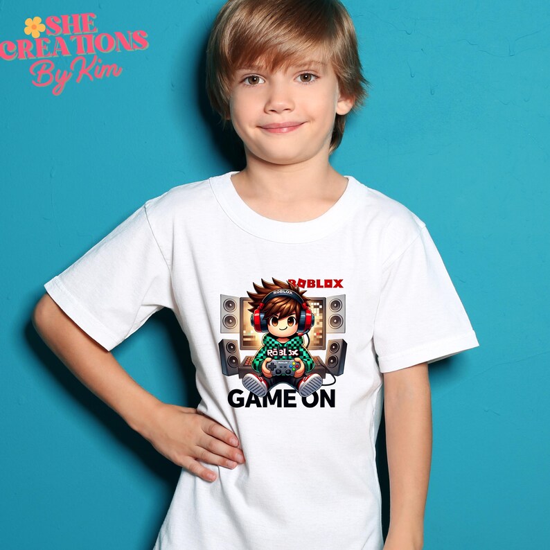 Gamer Boy PNG: Video Game Character, Sublimation Design (digital ...