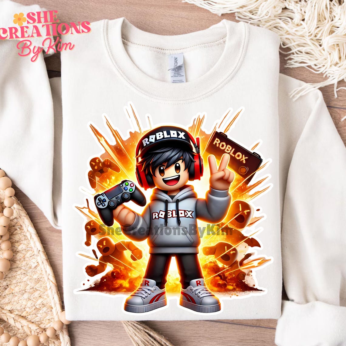Roblox Gamer PNG: Boy Character Clipart & Stickers (digital Download ...