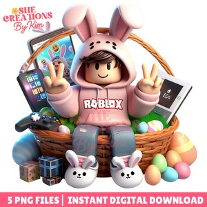 Roblox Easter Png, Roblox Png, Roblox Easter Sublimation Wraps, Roblox ...