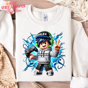 Roblox Gamer PNG: Boy Character Clipart, Game Stickers (digital ...