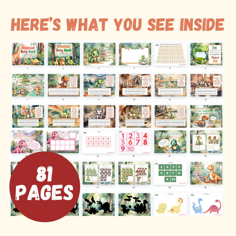 Busy Book Printable, Preschool Activities, Homeschool Resources,book ...