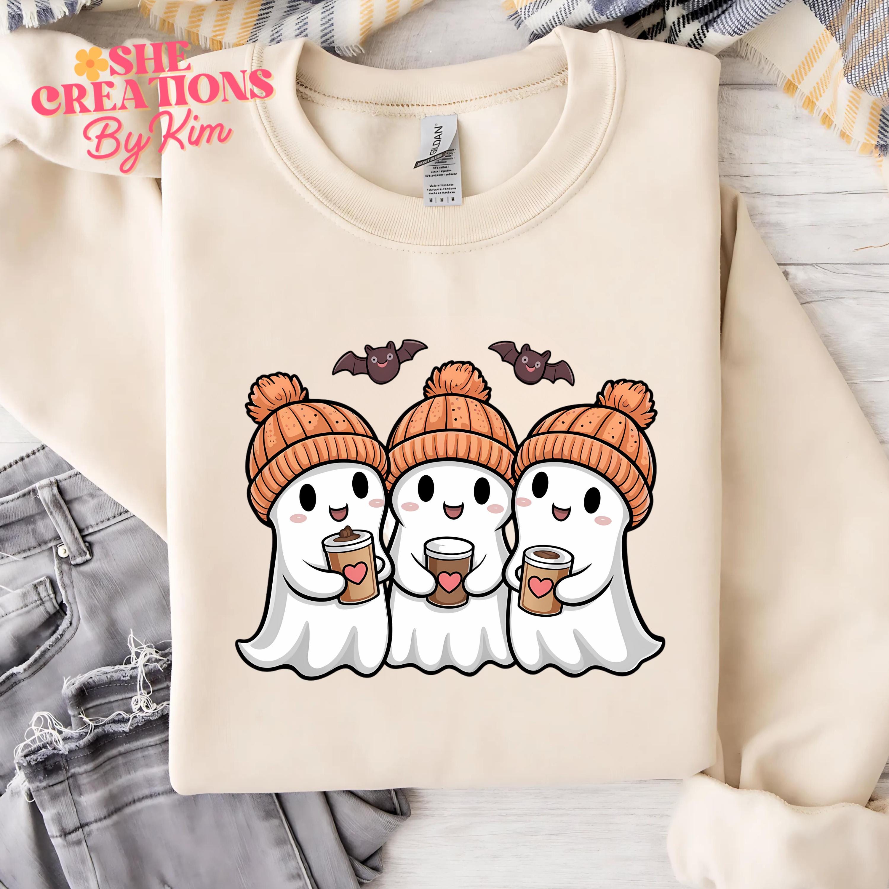 Cute Ghost PNG, Spooky Ghost Clipart, Spooky Ghost for Shirt Png, Cute ...
