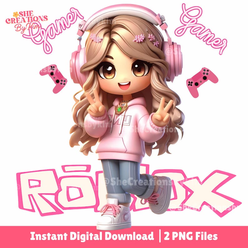 Roblox Girl, Roblox Png, Roblox Sticker, Roblox Clipart, Roblox Digital ...