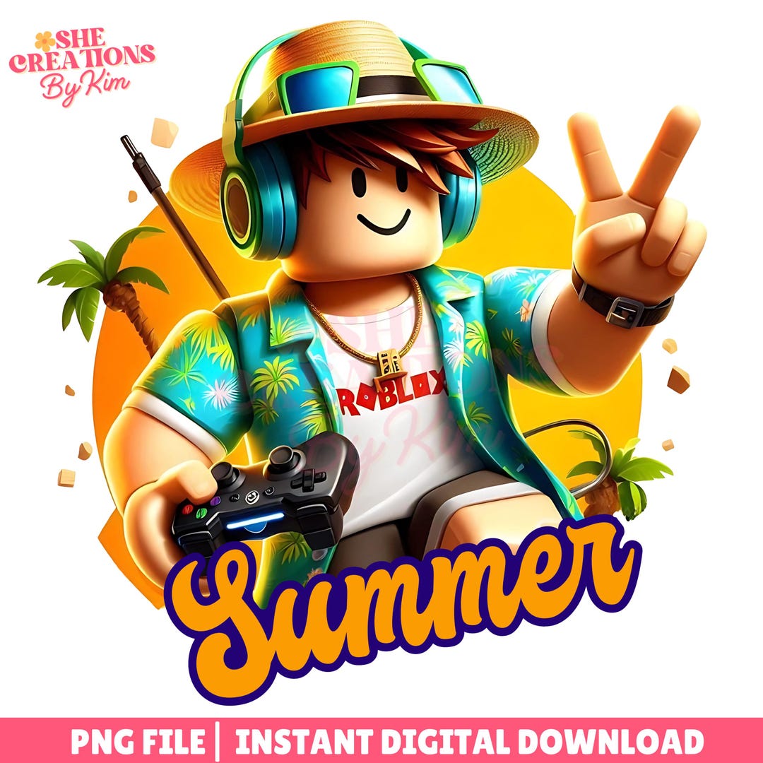 Roblocks Summer Cute Avatar, Roblocks Png, Roblock Shirt, Summer Gift ...