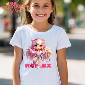 Roblox Gamer Girl PNG: Digital Clipart, Sublimation Design (digital ...