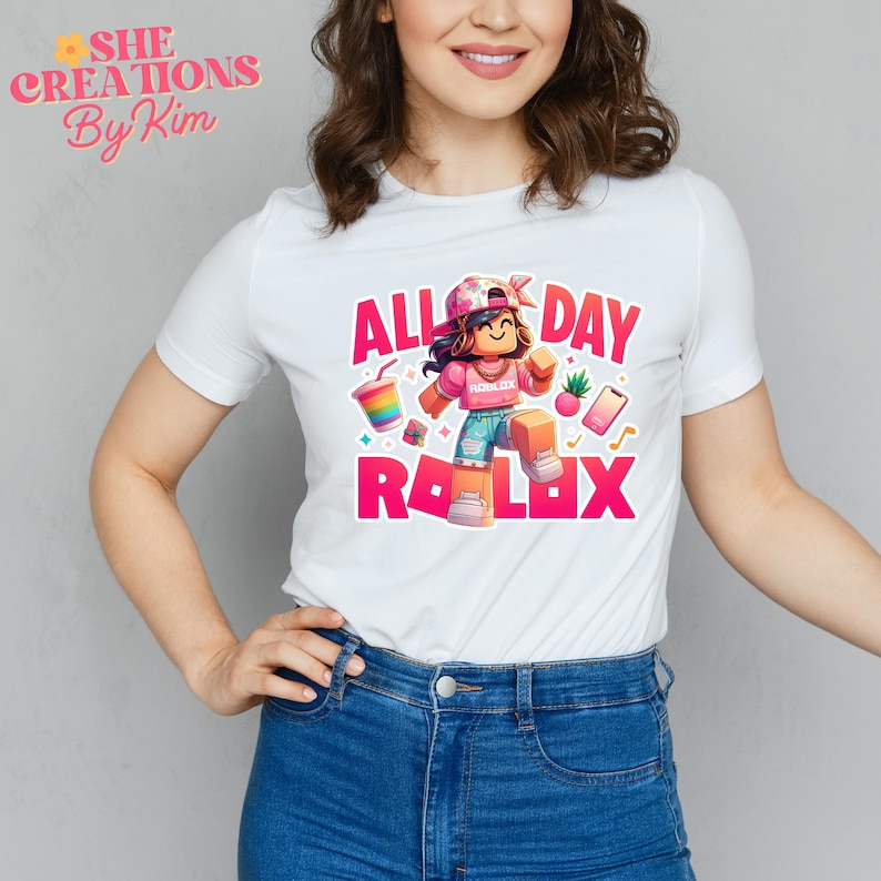 Roblox Girl PNG: Gamer Clipart, Roblox Stickers (digital Download) - Etsy