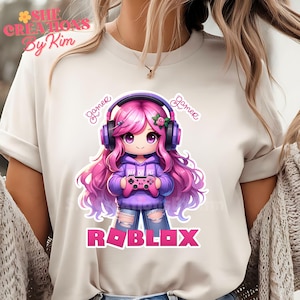 Gamer Girl Png Roblox Png, Kid Gamer, Game Png, Game Character Digital ...