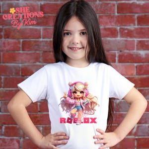 Roblox Gamer Girl PNG: Digital Clipart, Sublimation Design (digital ...