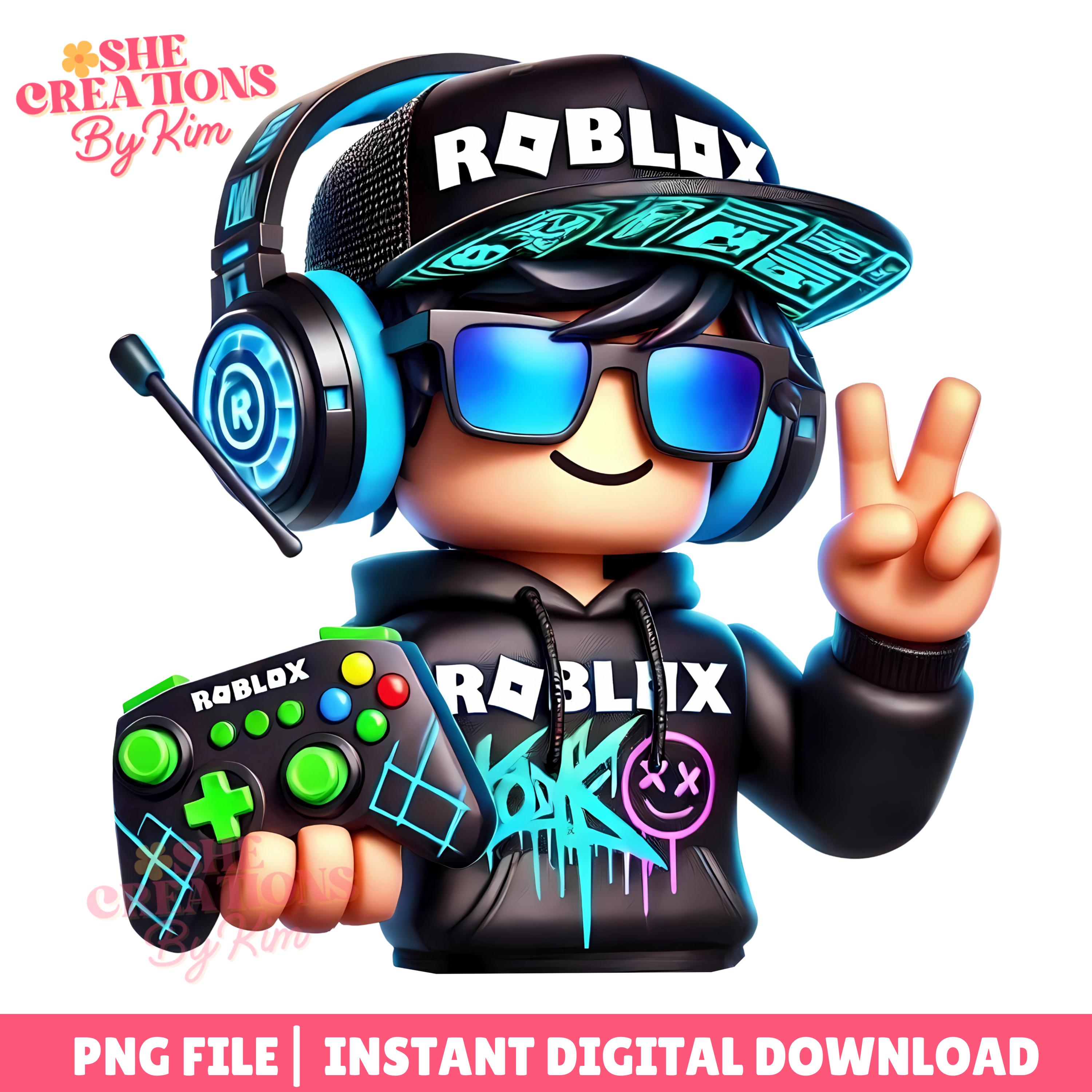 Gamer Boy PNG: Video Game Character, Sublimation Design (digital ...