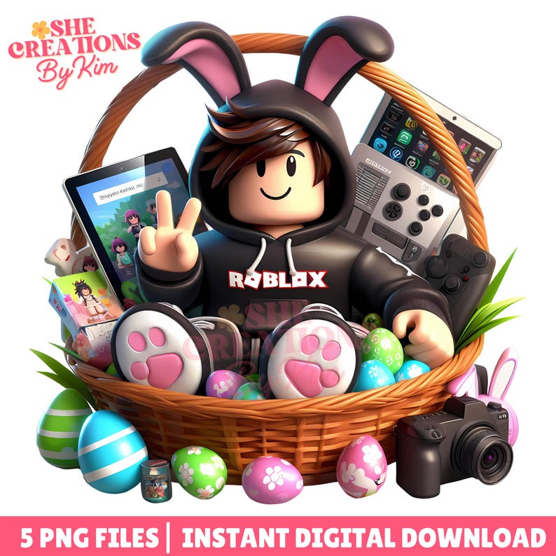 Roblox Easter Png, Roblox Png, Roblox Easter Sublimation Wraps, Roblox ...