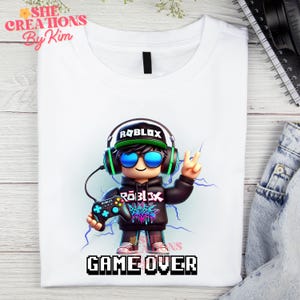 Roblox Boy PNG: Gamer Clipart, Game Stickers (digital Download) - Etsy
