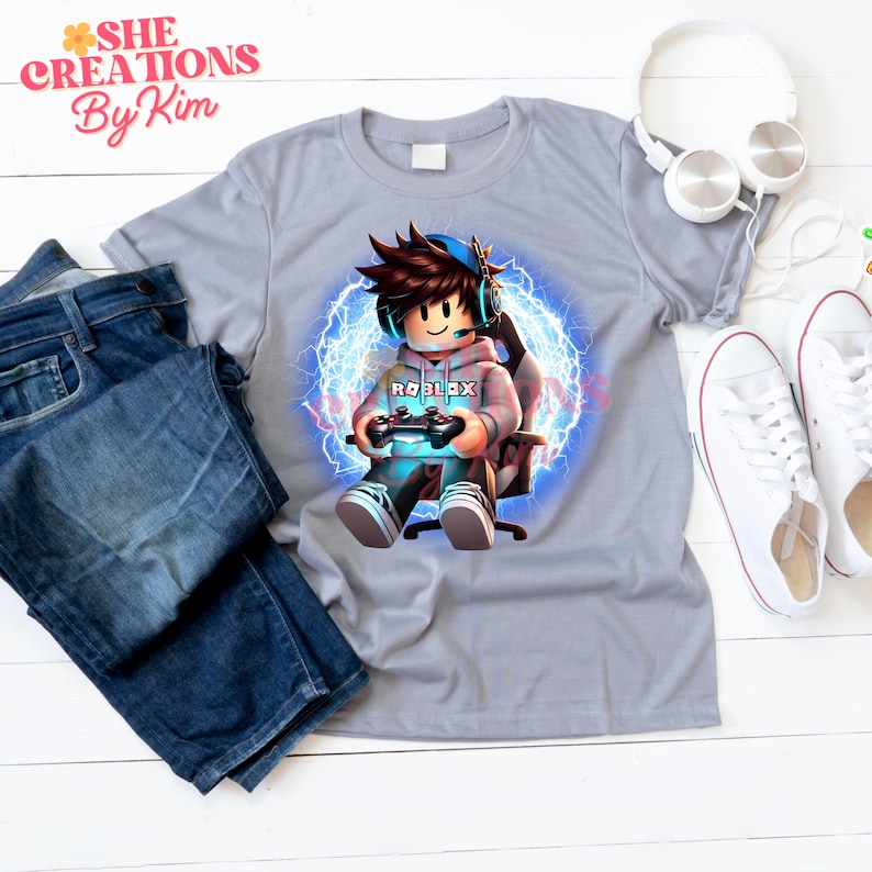 Roblox Gamer PNG & Sticker Bundle: Boys Gaming Designs (digital ...