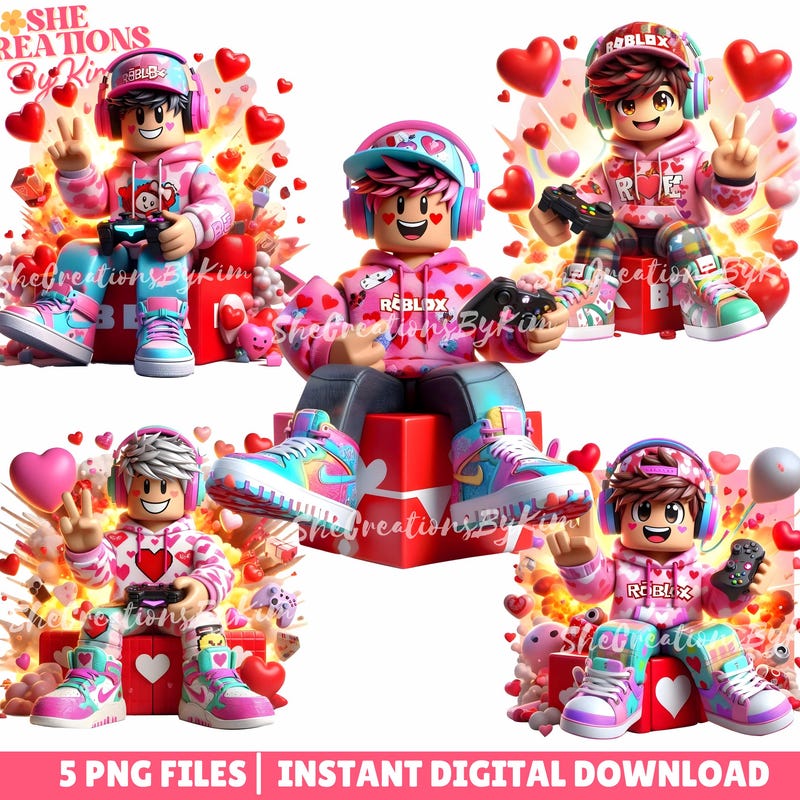 Roblox Valentine Image Etsy