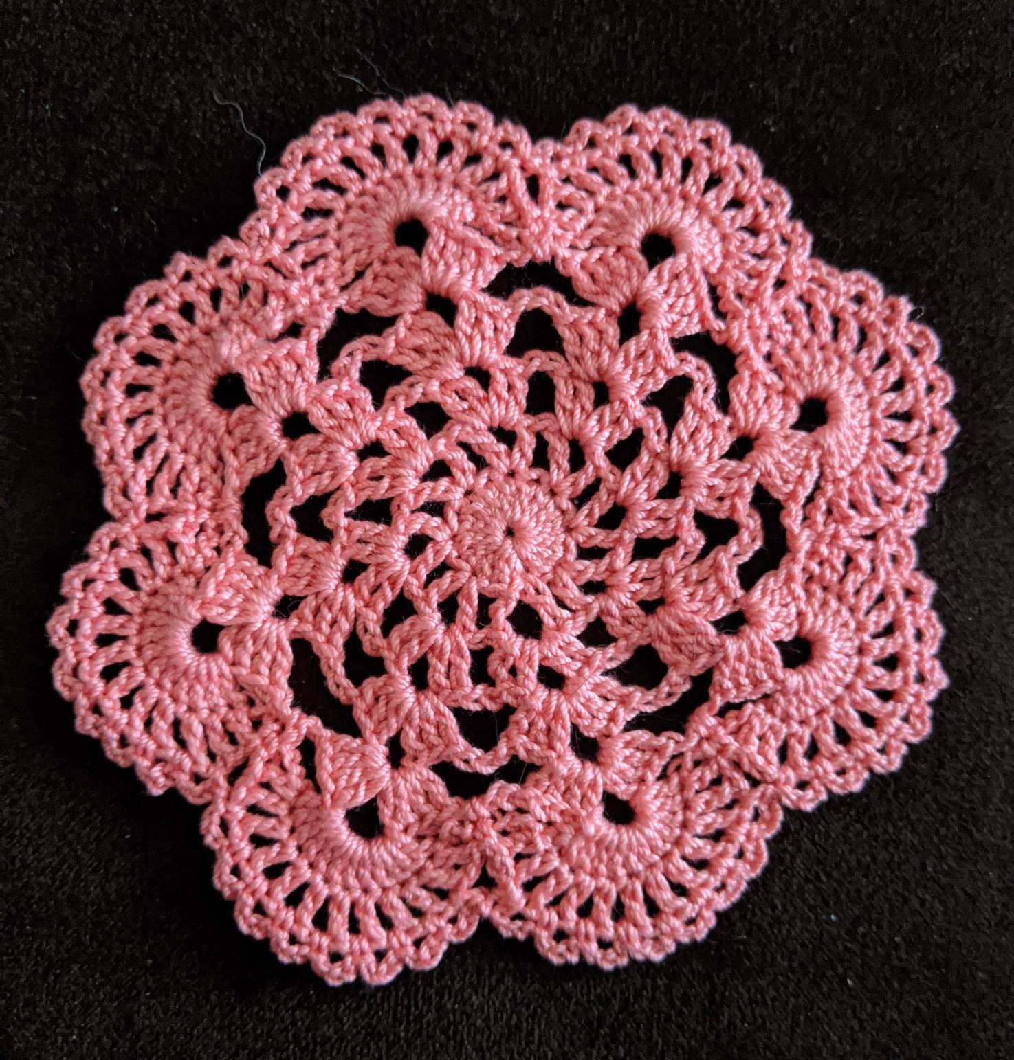 New Handmade Crocheted eight Shells Coaster/doily - Etsy