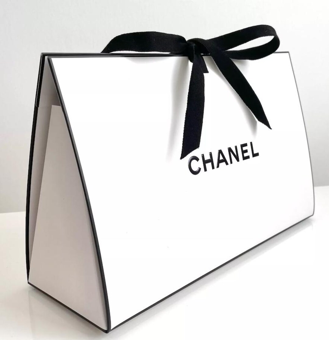 Chanel Gift Bag, Coco Chanel Triangle Bag. 8.75 X 5.5 X 3 - Etsy