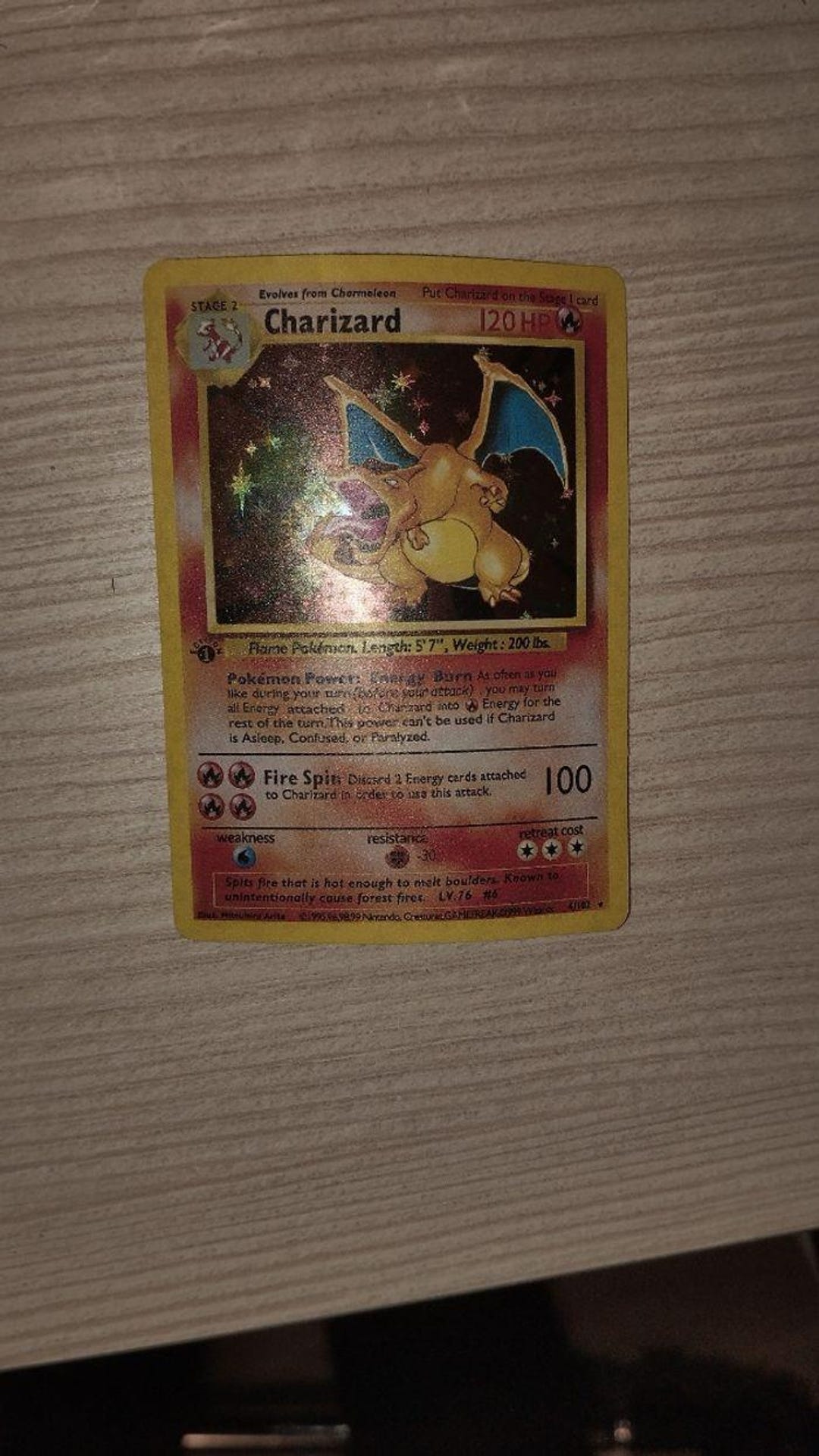 Rare Charizard Pokémon Card - Etsy