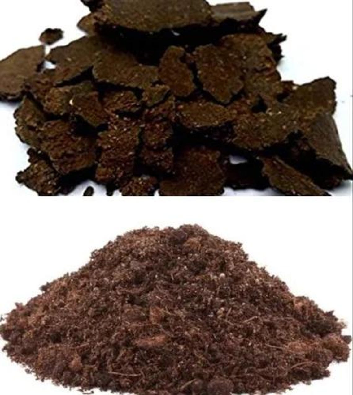 Neem Cake Whole and Powder, Neem Khal Powder, Organic Cake Powder for ...