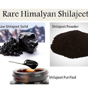 Himalayan Shilajit: Raw Indian Ayurvedic Herb for Energy & Immunity - Etsy