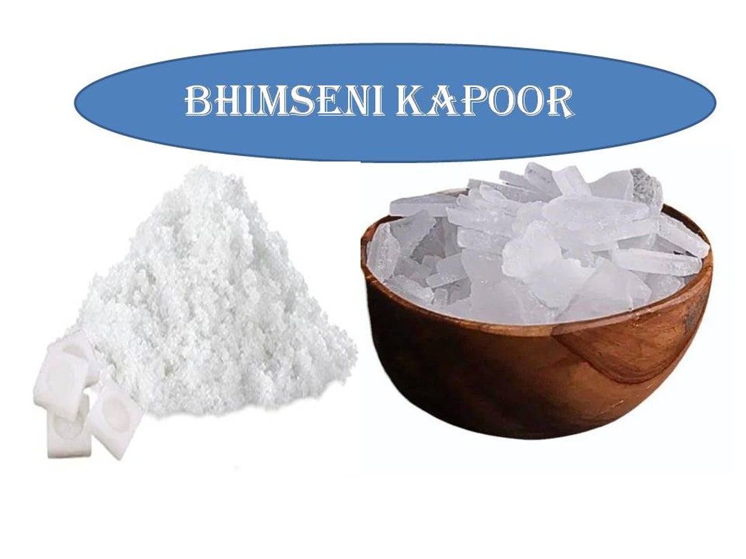 Divine Bhimseni Kapoor Tablets and Camphor Powder for Pooja, Medication ...