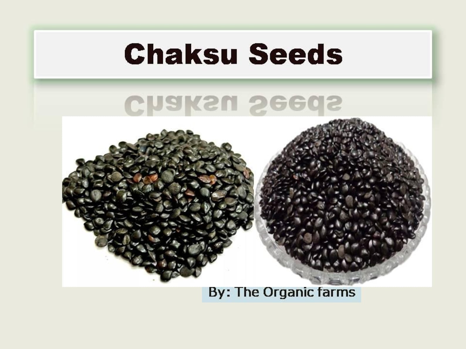 Organic Chaksoo Seed, Natural Chaksoo Seed, Chaksoo Seed, Raw Herbs ...