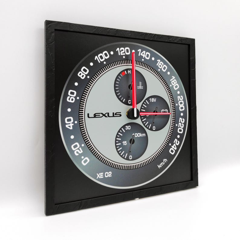 Lexus IS300 Speedometer Wall Clock, Desk Accessories, Car Guy Gift ...