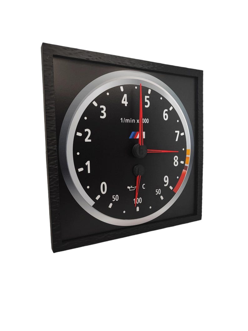 Bmw E60 M5, E90 M3 Desk Clock, Unique Wall Clock, Personalized Car Guy ...