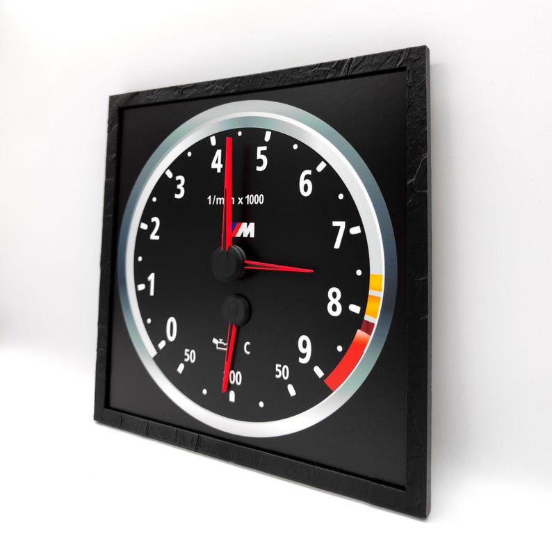 Bmw E60 M5 Speedometer Wall Clock, Desk Accessories, Car Guy Gift ...