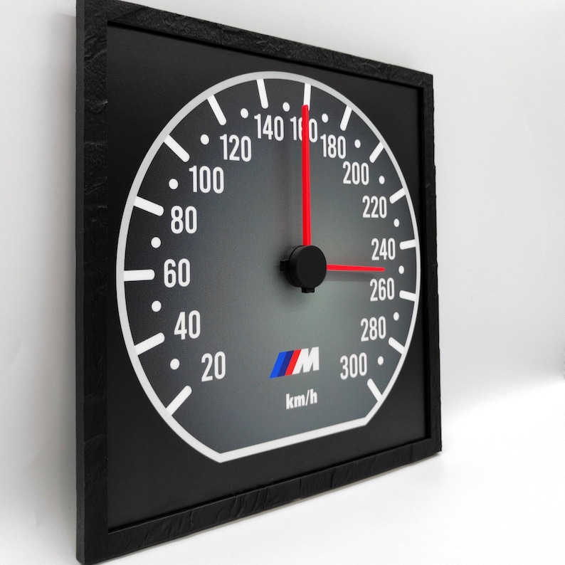 Bmw E46 M3 Speedometer Wall Clock, Desk Accessories, Car Guy Gift ...