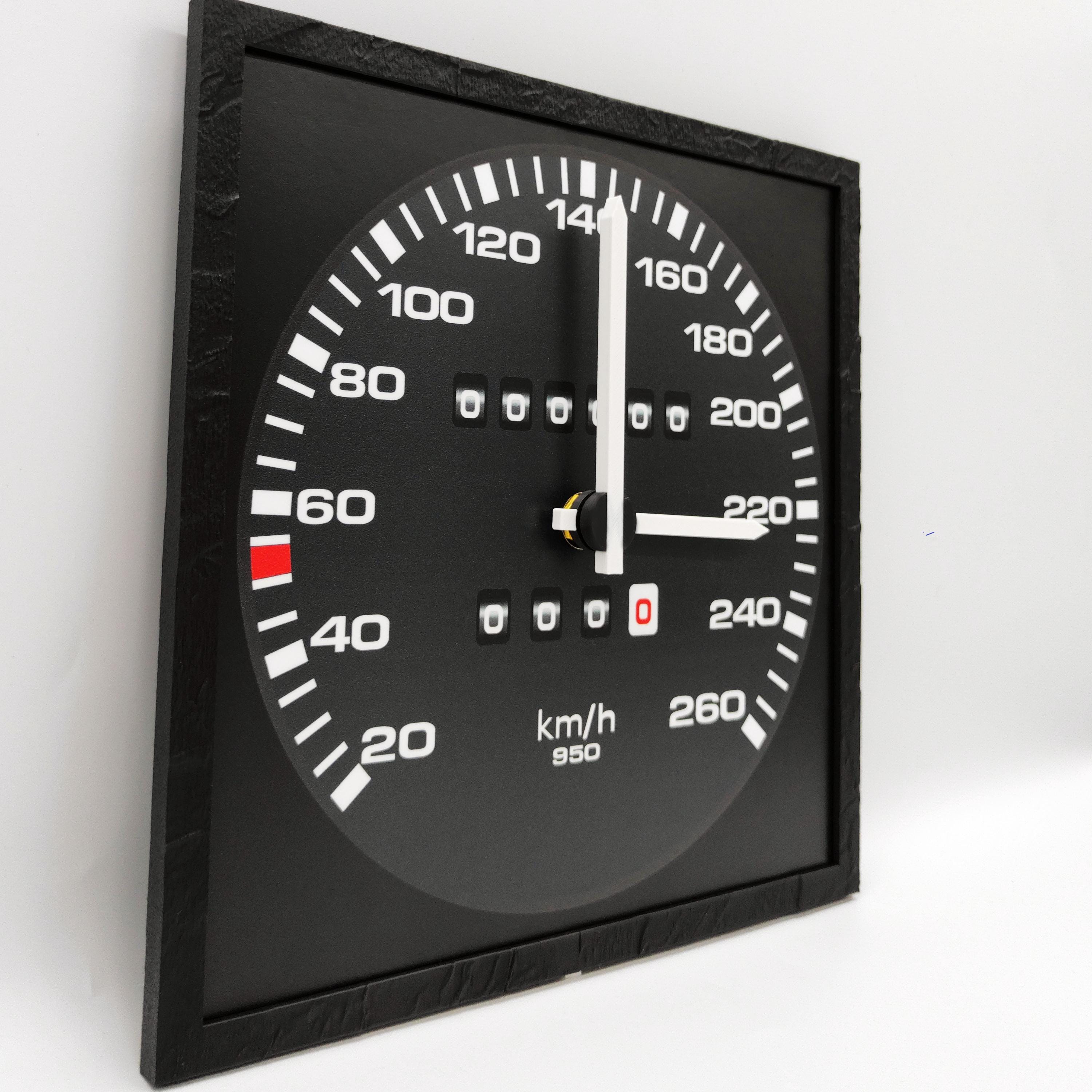 Volkswagen Golf GTI Speedometer Wall Clock, Desk Accessories, Car Guy ...